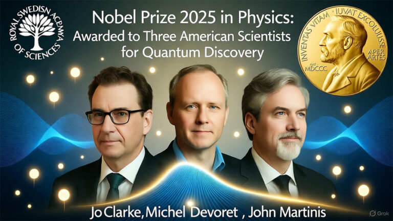 Nobel Prize 2025: John Clarke, Michel Devoret, And John Martinis Win ...