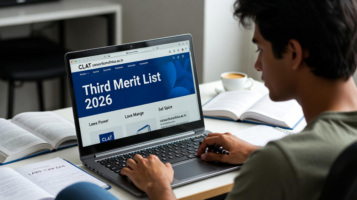 CLAT 2026 Third Merit List Out: Check Results, Seat Options & Key ...